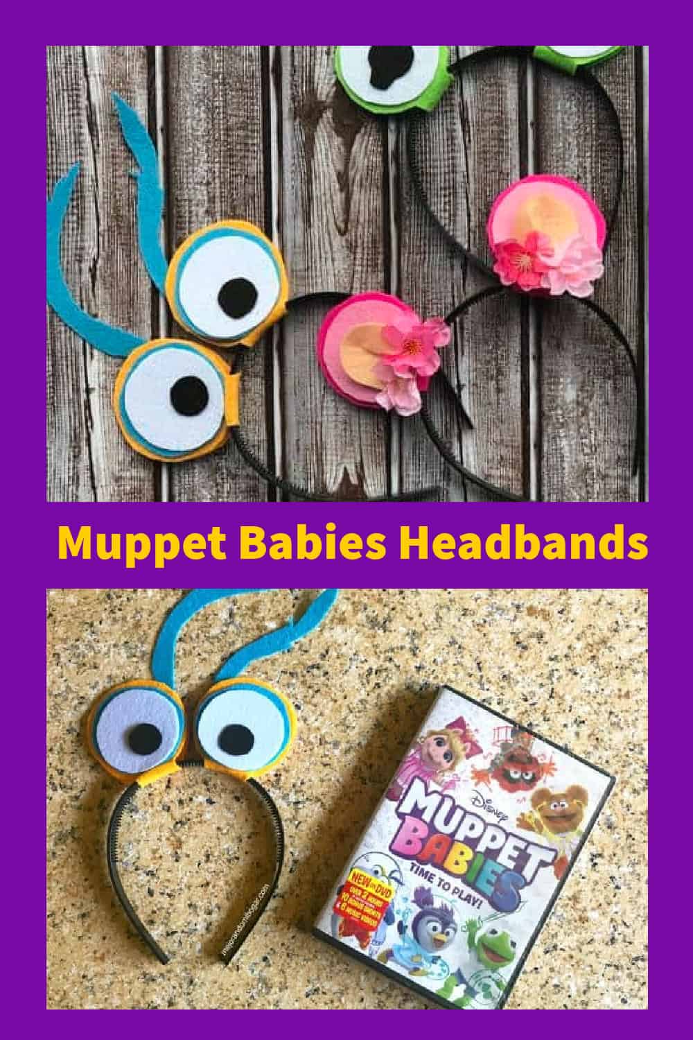 DIY Muppet Babies Ears or Headbands for Parties